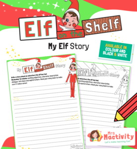 Elf On The Shelf Story Writing Activity | Christmas Writing Prompts KS1