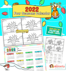 Four Seasons Tree Calendar Pack | Calendar Templates And Resources