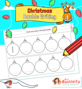 Christmas Bauble Counting Activity | Mrs Mactivity