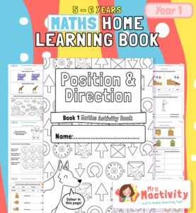 Year 1 (Age 5-6) Position And Direction Maths Activity Booklet
