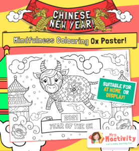 Year Of The Ox Colouring Page | Mrs Mactivity