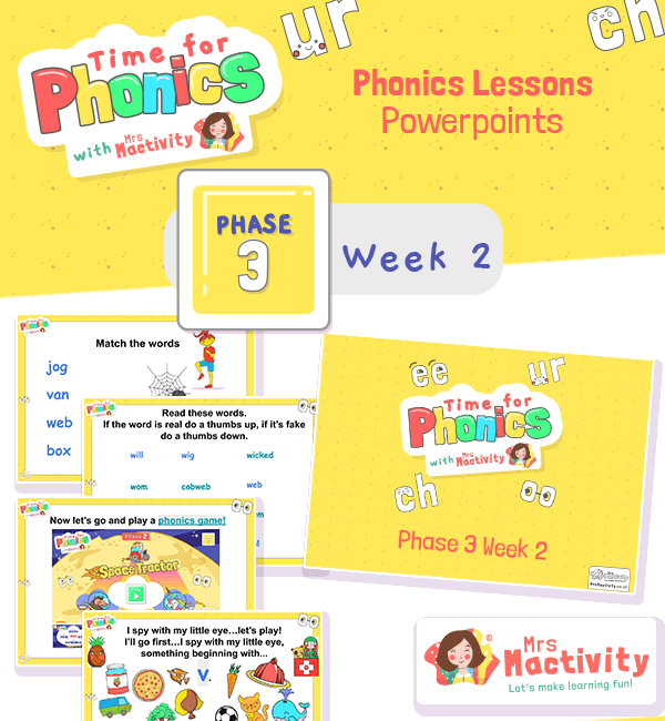 Phase 3 Phonics Resources - Phonics Play, Games, Worksheets