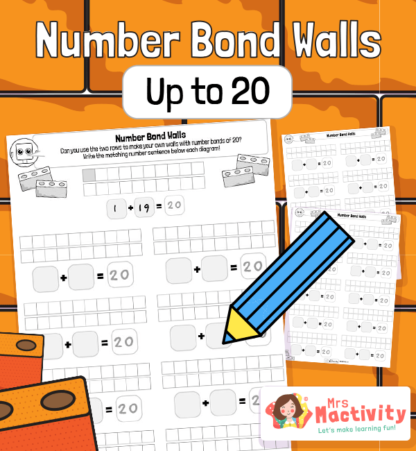 Number Bonds To 20 Practice Worksheets Blank Primary Teaching Resources Number Bonds To 20 Practice Worksheets Blank Primary Teaching Resources