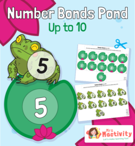Frog And Lily Pad Number Bonds To 10 Worksheet | Mrs Mactivity