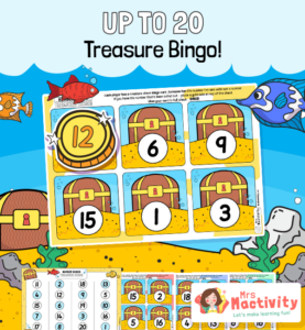 Numbers To 20 Treasure Island Bingo Game | Pirate Maths Resources