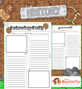 Lascaux Caves Activity| Archaeology Weekly Newspaper Template | Stone ...