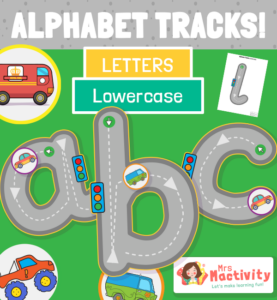 Lower Case Alphabet Road Tracing Activity | EYFS & KS1 Letter Formation