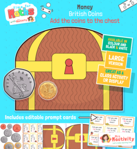 Add Money To The Pirate Treasure Chest Whole Class Teaching Version ...