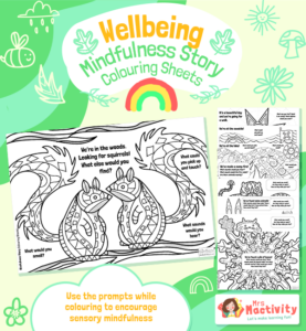 Nature Mindfulness Colouring Sheets - Mental Health Awareness Week