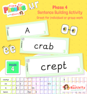Phase 4 Sentence Building Activity | Phase 4 Phonics Resources