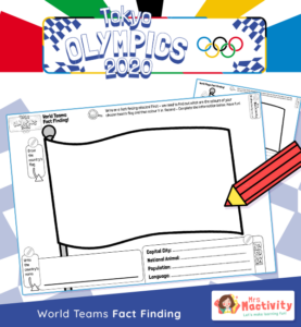 Tokyo 2020 Olympics Country Fact Finding Activity | Tokyo Olympics 2020 ...