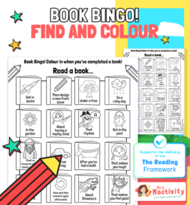 Book Bingo Activity To Support The Delivery Of The 2021 Reading ...