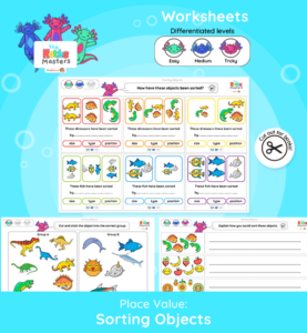 Year 1 Counting Backwards Differentiated Worksheets | White Rose Aligned