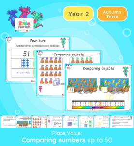 Year 2 | Comparing Numbers To 50 Presentation | Year 2 Maths Mastery