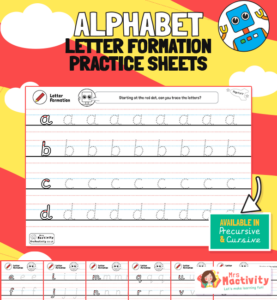 Letter Formation Worksheets For EYFS And KS1 | Mrs Mactivity