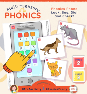 Look, Say, Dial And Check Phonics Activity | Phonics Family Range ...