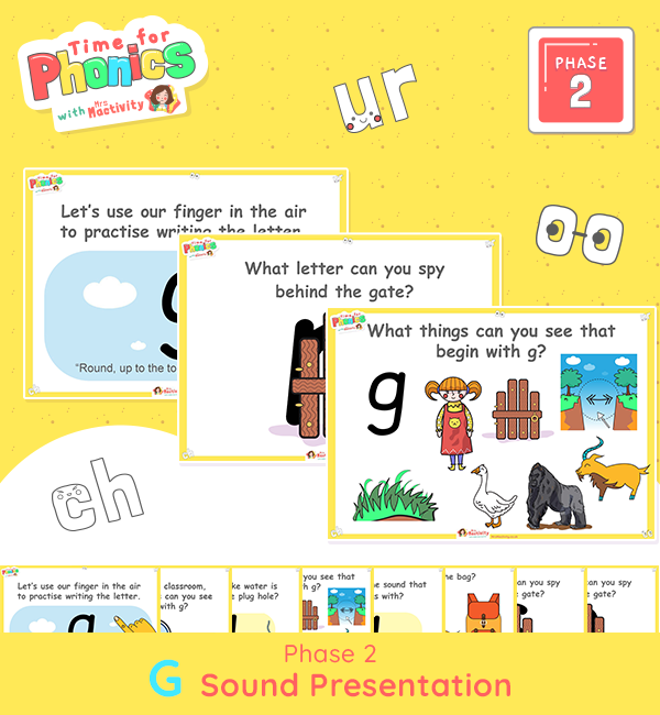 Phase 2 Phonics Lesson Presentation | G Sound | Phase 2 Phonics Resources