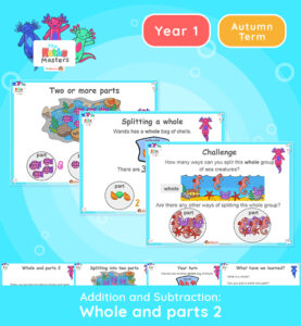 Year 1 | Wholes And Parts 2 Lesson Presentation | Year 1 Addition And ...