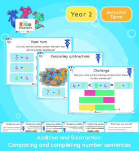 Year 2 | Comparing Number Sentences Lesson Presentation | Year 2 ...