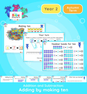 Year 2 | Add By Making 10 Presentation | Year 2 Addition And ...