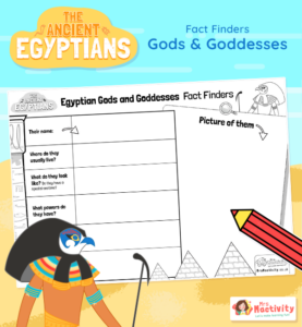 Ancient Egypt Gods And Goddesses Factfile Activity | Ancient Egypt ...