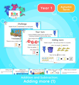 Year 1 | Adding More Part 1 Lesson Presentation | Year 1 Addition And ...