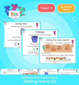 Year 1 | Adding More Part 2 Lesson Presentation | Year 1 Addition And ...