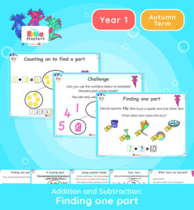 Year 1 | Finding A Part Lesson Presentation | Year 1 Addition And ...