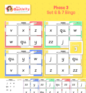 Phase 3 Set 6 And 7 Bingo Cards | Phase 3 Teaching Resources