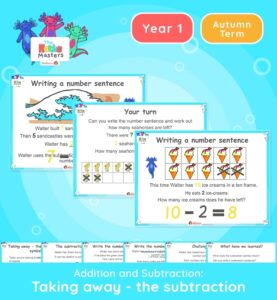 Year 1 | Taking Away Using The Subtraction Symbol Lesson Presentation ...