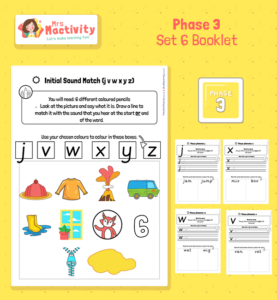 Phase 3 Set 6 Consolidation Booklet | Phase 3 Phonics Resources EYFS KS1