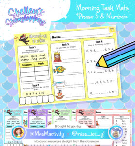 Morning Task Boards (Phase 3 And Maths) | Shelley's Showstoppers Range