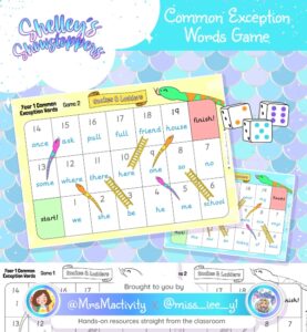 Common Exception Words Resources (Year 1-4) | Worksheets And Word Cards
