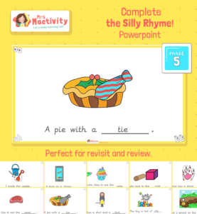 Phase 5 Finish The Silly Rhyme PowerPoint | Phase 5 Phonics Resources