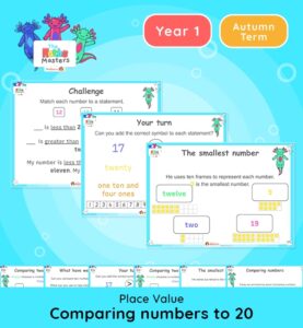 Year 1 | Compare Numbers Up To 20 Lesson Presentation | Year 1 Place ...