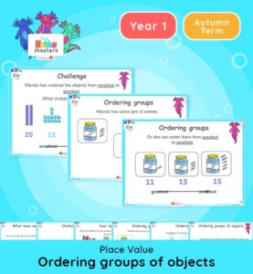 Year 1 | Order Groups Of Objects Lesson Presentation | Year 1 Place ...