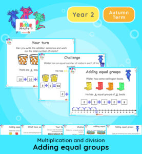 Year 2 | Adding Equal Groups Lesson Presentation | Year 2 ...