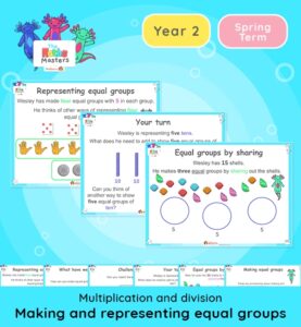 Year 2 | Making And Representing Equal Groups Lesson Presentation ...