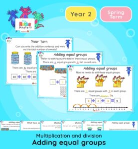 Year 2 | Adding Equal Groups Lesson Presentation | Year 2 ...