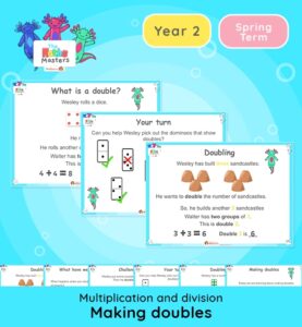 Year 2 | Making Doubles Lesson Presentation | Year 2 Multiplication And ...