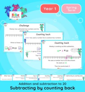 Year 1 | Subtracting Within 20 By Counting Back Lesson Presentation ...