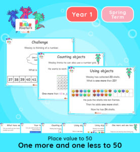 Year 1 | One More And One Less Lesson Presentation | Year 1 Place Value ...