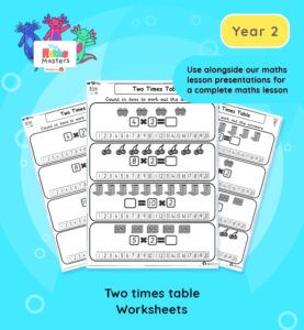 Year 2 | Two Times Table Worksheets | Year 2 Times Table Worksheets