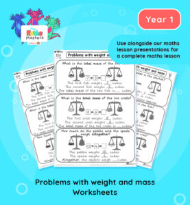 Year 1 Problems With Weight And Mass Worksheets | Addition And Comparison