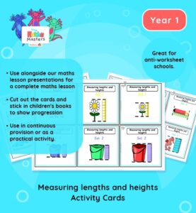 Year 1 Measuring Lengths And Heights Activity Cards | Practical Maths ...