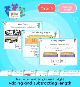 Year 1 | Adding And Subtracting Length Lesson Presentation | Year 1 ...