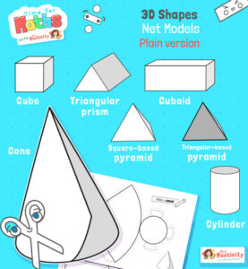 3D Shapes Nets | KS1 3D Shape Resources