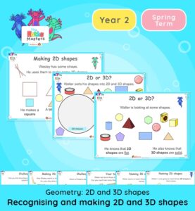 Year 2 | Recognising And Making 2D And 3D Shapes Lesson Presentation ...