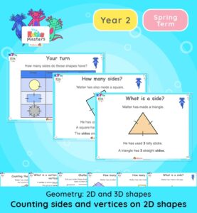 Year 2 | Counting Sides And Vertices On 2D Shapes Lesson Presentation ...