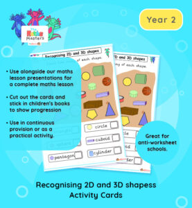 Year 2 | Recognising 2D And 3D Shapes Activity Cards | Year 2 ...